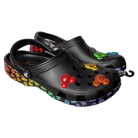 CROCS | Shoes | Croc Classic Disney Rainbow Pride Celebration Clogs ...